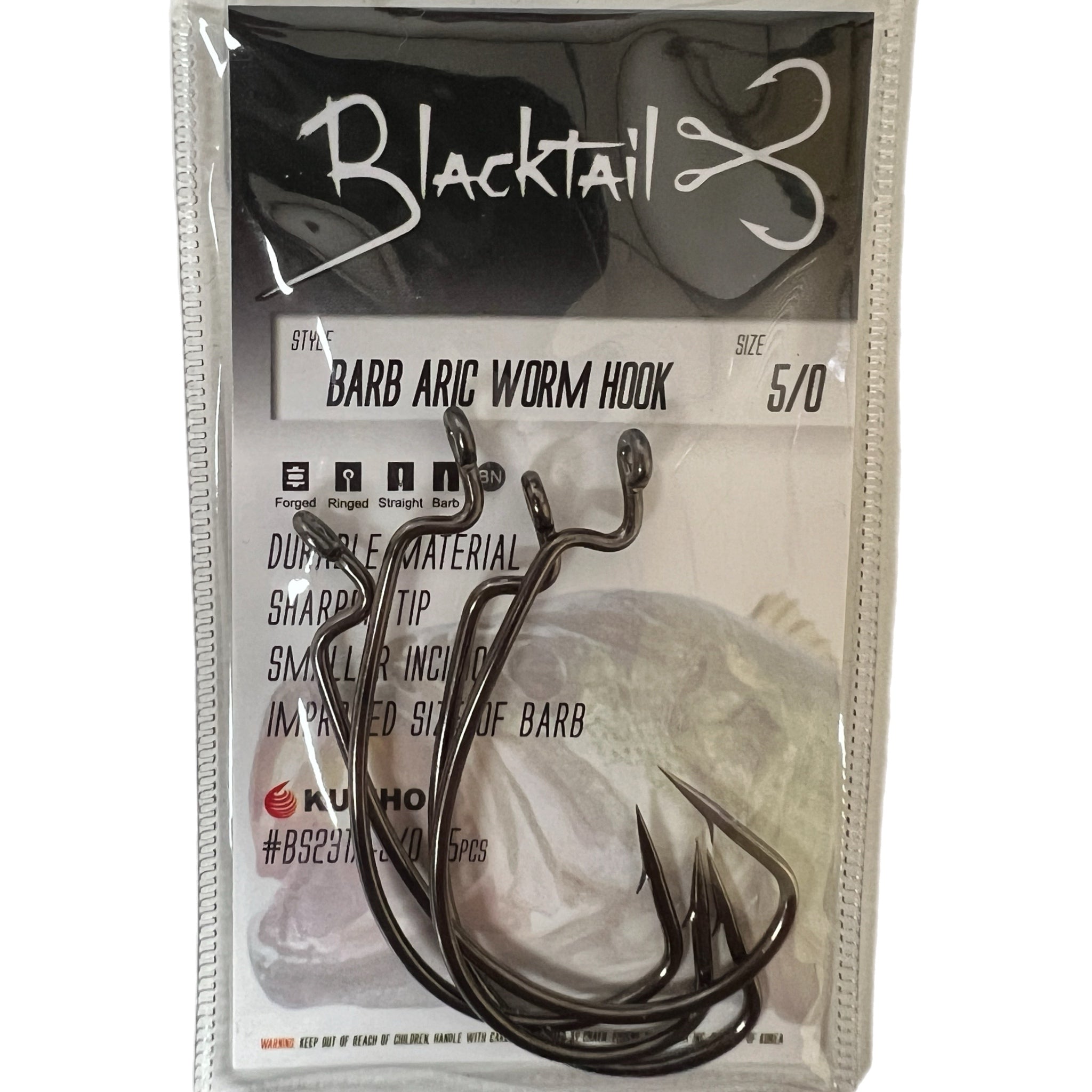 Blacktail EWG Worm Hook – Basstrix Lure Company